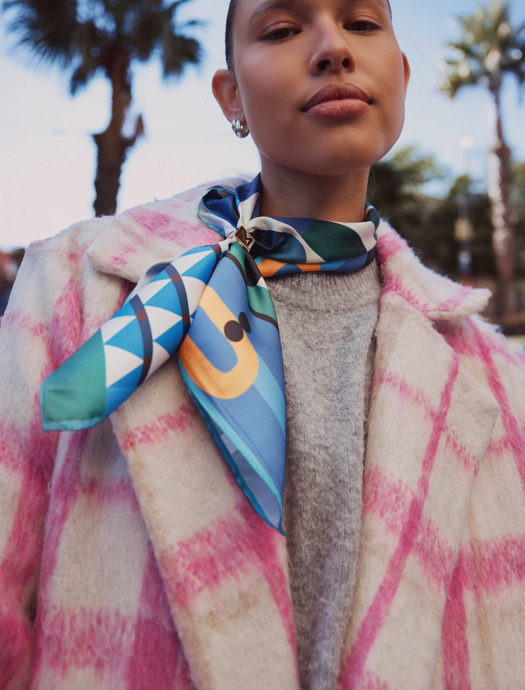 The Quadre – Urban Oasis Scarf & Gold Trim Set | Mandatory